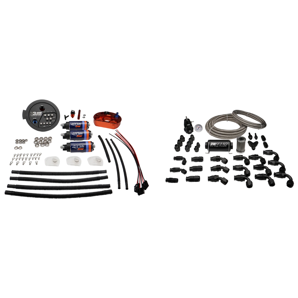 DeatschWerks GR Supra Fuel Pump Module w/ Dual DW420 Pumps and PTFE Re ...